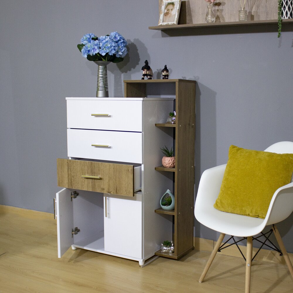 Comoda Cajonera Simple - Tkmobiliario- Muebles y Tocadores en Colombia